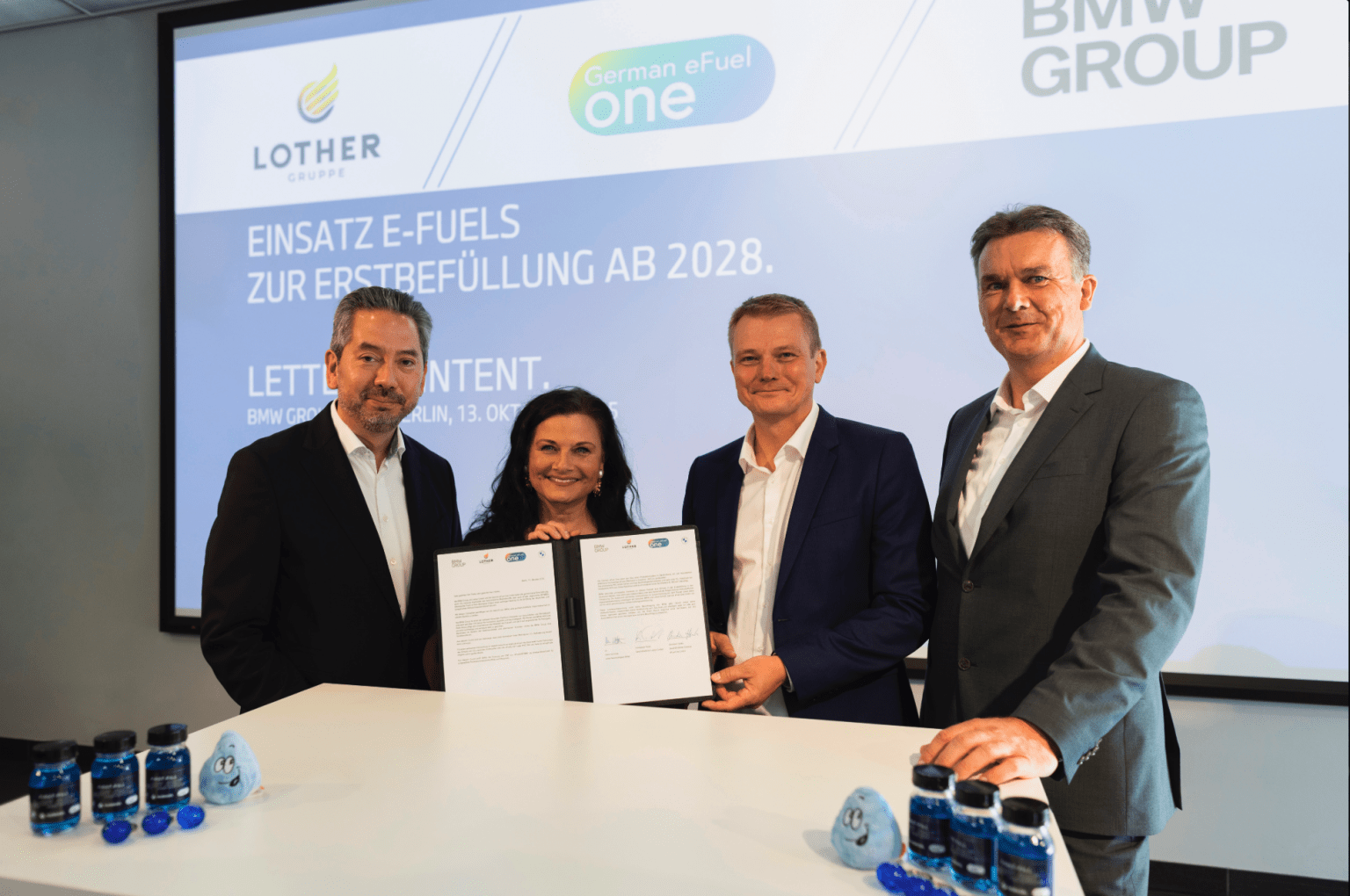 BMW Group, LOTHER en German eFuel One ondertekenen LOI voor het gebruik ...